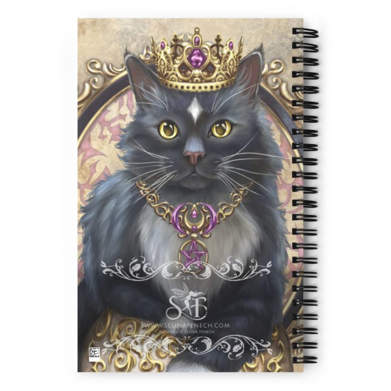 Spiral notebook – Dark Treasures – Selina Fenech Artist and Author